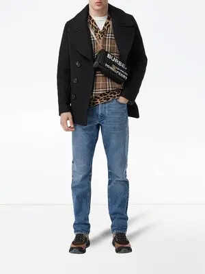 Burberry Wool Blend Pea Coat
