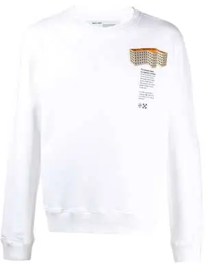 Off-White Rationalism Print Cotton T-shirt - White