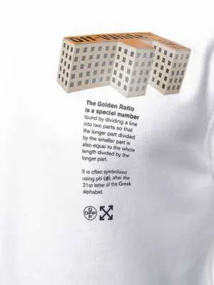Off-White Rationalism Print Cotton T-shirt