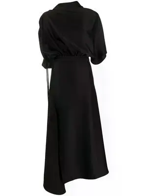 ELLERY Draped Side Slit Dress