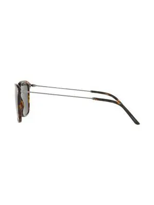 Giorgio Armani Tortoiseshell Square Frame Sunglasses