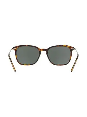 Giorgio Armani Tortoiseshell Square Frame Sunglasses