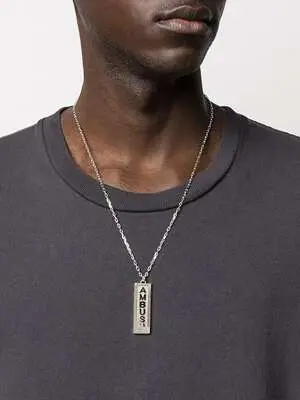 AMBUSH Logo Charm Necklace