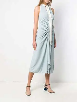 SSHEENA Ruched Midi Dress