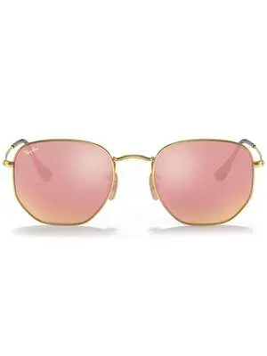 Ray-ban Hexagonal Sunglasses - Gold