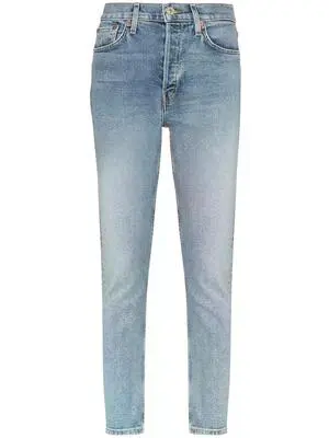RE/DONE Slim-fit Cropped Jeans