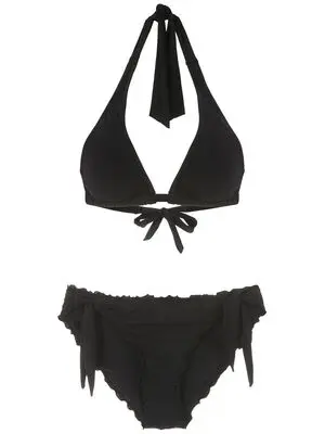 AMIR SLAMA Triangle Two-piece Bikini - Black