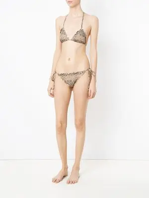 AMIR SLAMA Python Print Bikini Set