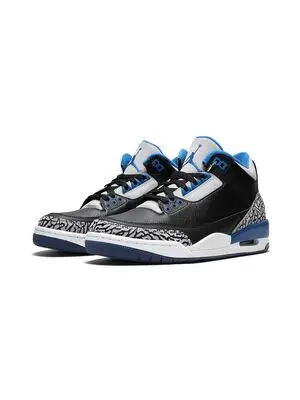 JORDAN Air 3 Retro Sneakers - Black