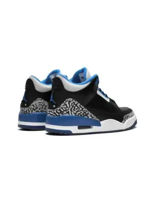 JORDAN Air 3 Retro Sneakers - Black