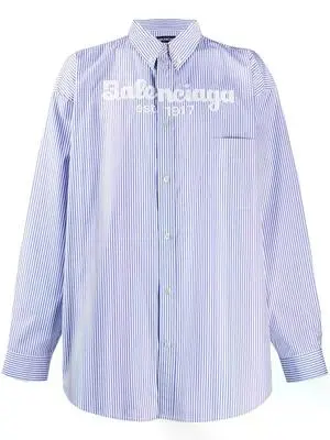 Balenciaga Embroidered Logo Shirt