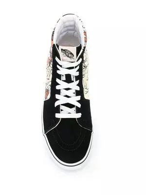 VANS Printed Panel High-top Sneakers