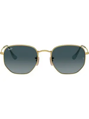 Ray-ban Hexagonal Sunglasses - Gold