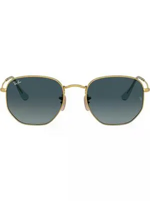 Ray-ban Hexagonal Sunglasses - Gold