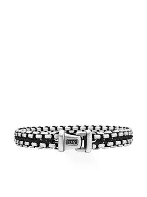 David Yurman Sterling Woven Box Chain Bracelet - Silver