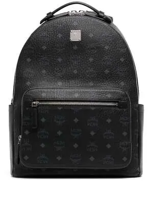 Mcm Medium Stark City Backpack - Black