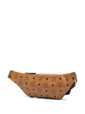 Mcm Fursten Belt Bag - Brown