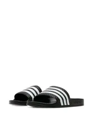 Adidas Adilette 3-stripes Slides - Black