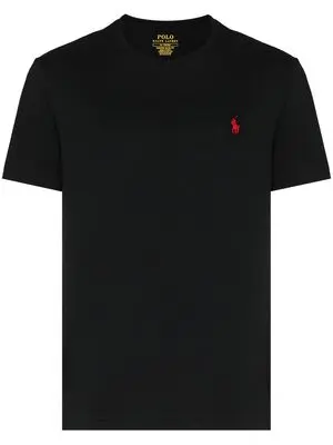 Polo Ralph Lauren Logo-embroidered T-shirt - Black