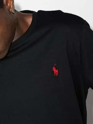 Polo Ralph Lauren Logo-embroidered T-shirt - Black