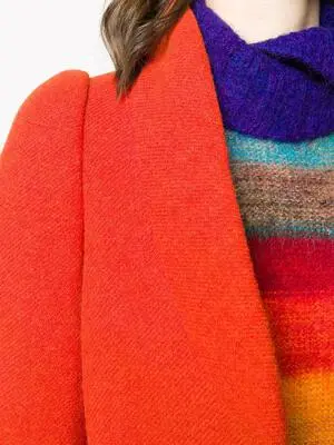 Issey Miyake Relaxed Fit Wool Coat