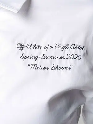 Off-White Draped Long-sleeved Shirt