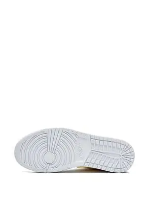 JORDAN Air 1 Low Multicolor Swoosh Sneakers - White