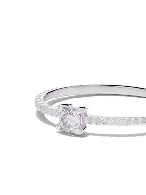 WOUTERS & HENDRIX 18kt Gold Diamond Ring - Silver