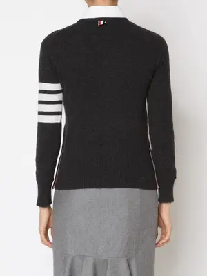 Thom Browne 4-bar Classic Sweater - Grey