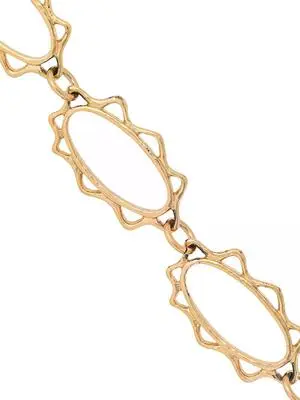 Givenchy 1980s Oval-shape Link Necklace