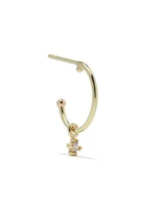 WOUTERS & HENDRIX 18kt Diamond Hoop Earring - Gold