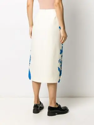 Valentino Garavani Floral-print Mid-length Skirt