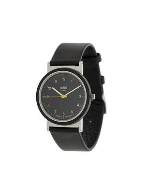 BRAUN WATCHES 33mm Round Face Watch - Black