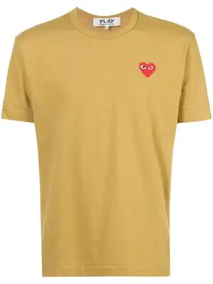Play Comme Des Garcon Heart Application T-shirt