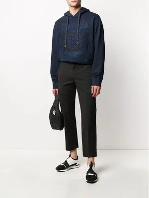 Neil Barrett Pleated Cropped Trousers