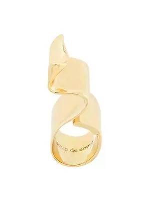 COUP DE COEUR Coup De Coeur Wave Ring Metallic