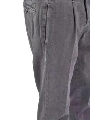 Incotex Textured Straight-leg Jeans