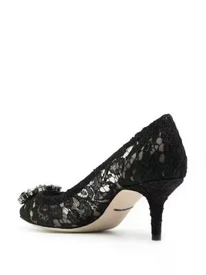 Dolce & Gabbana Bellucci Taormina Lace Pumps - Black