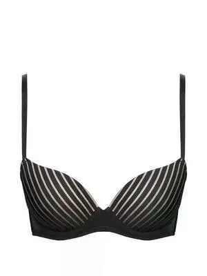 MAISON CLOSE Striped Push Up Bra