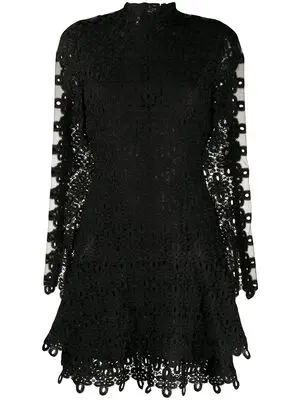 Simkhai Lace Embroidered Mini Dress