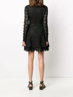Simkhai Lace Embroidered Mini Dress