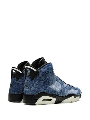 JORDAN 6 Washed Denim Sneakers - Blue