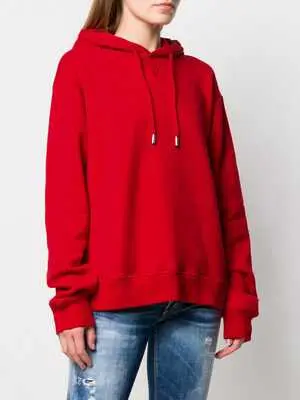 Dsquared2 Icon Print Hoodie - Red
