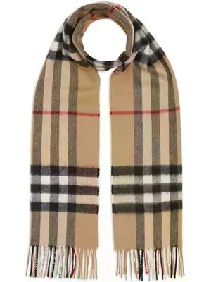 Burberry Cashmere Classic Check Scarf