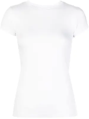 L'Agence Ressi Short Sleeved T-shirt - White