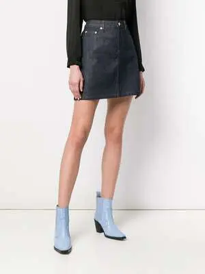 A.p.c. High Waisted Denim Skirt