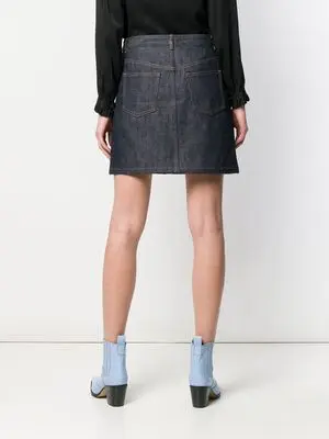 A.p.c. High Waisted Denim Skirt