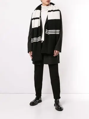 JAMES PERSE Striped Knit Scarf