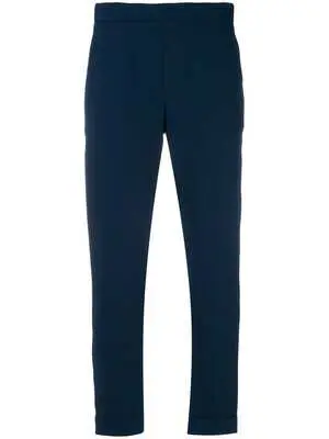 P.a.r.o.s.h Rolled Cropped Trousers - Blue