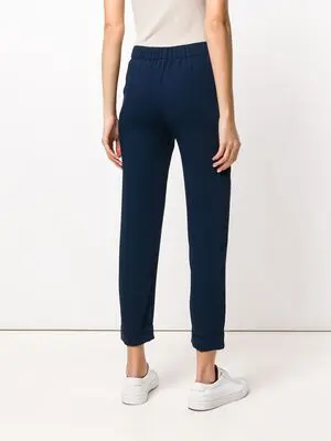 P.a.r.o.s.h Rolled Cropped Trousers - Blue